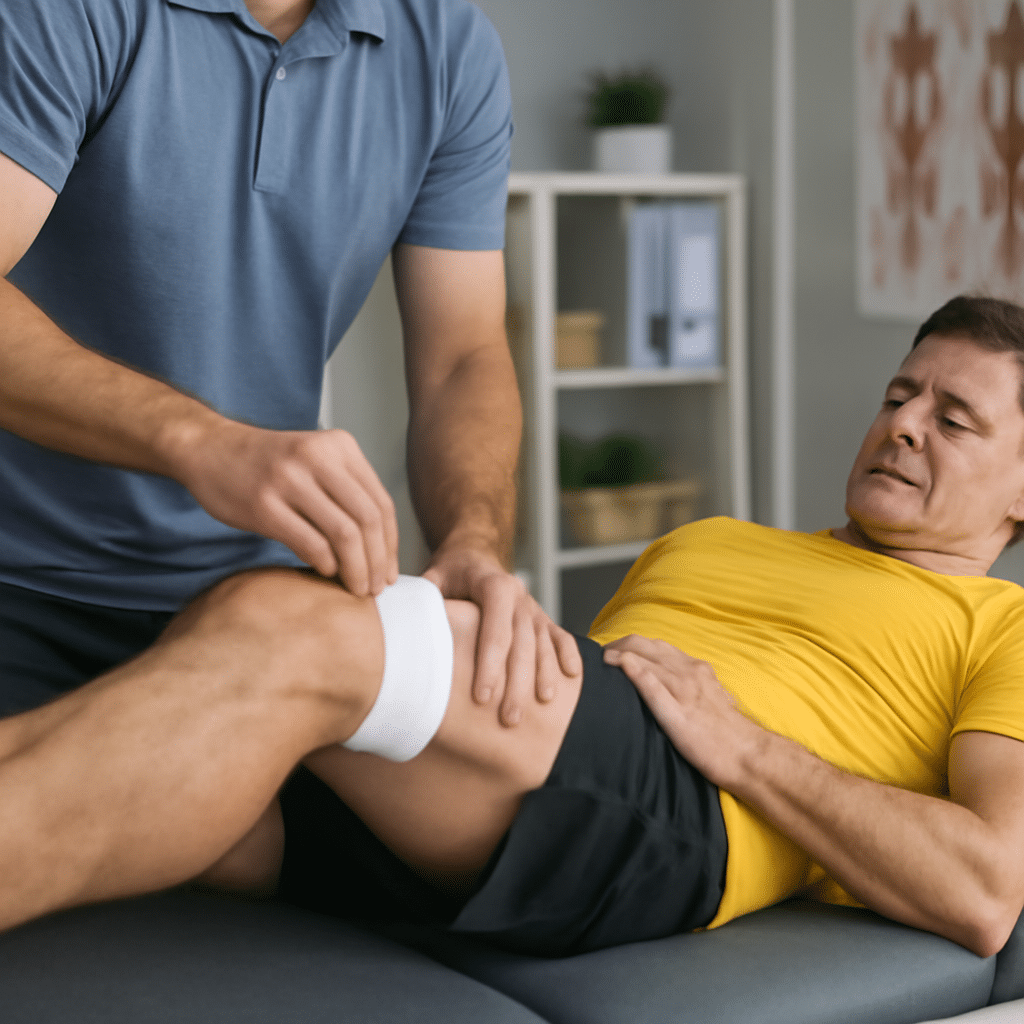 Distensiones musculares en fisioterapia